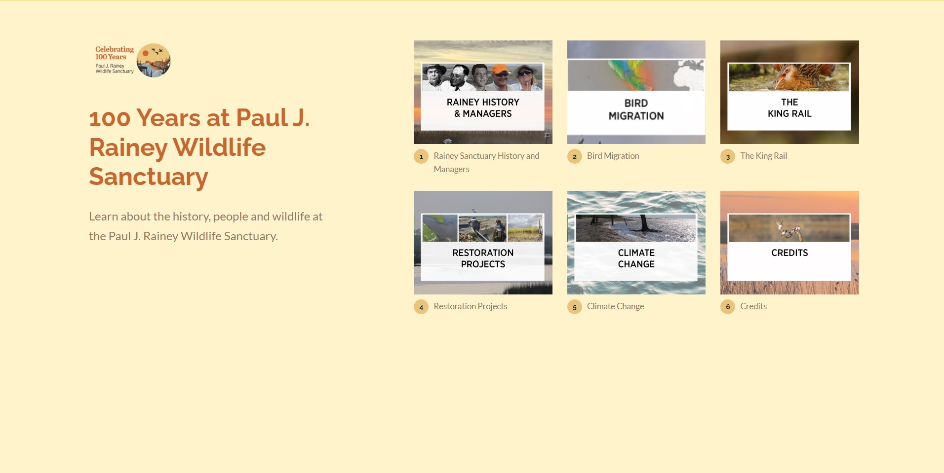 100 Years at Paul J. Rainey Wildlife Sanctuary